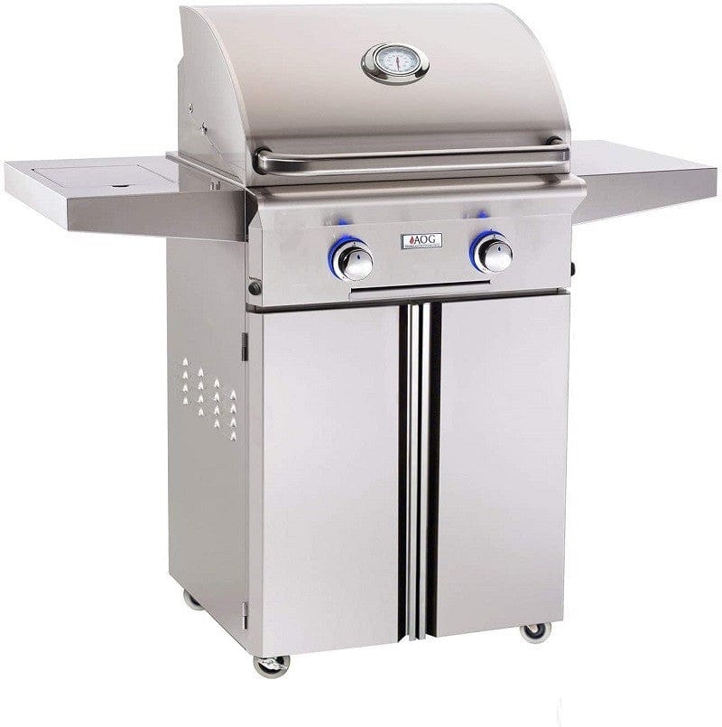 2-Burner Portable Gas Grill without Back and Side Burners, Liquid Prop ...