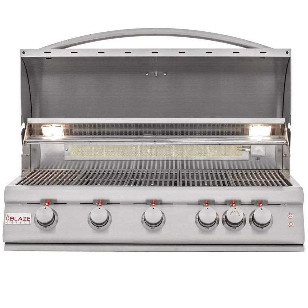 Blaze 40" 5-Burner LTE Gas Grill with Built-in Lighting — Dawson