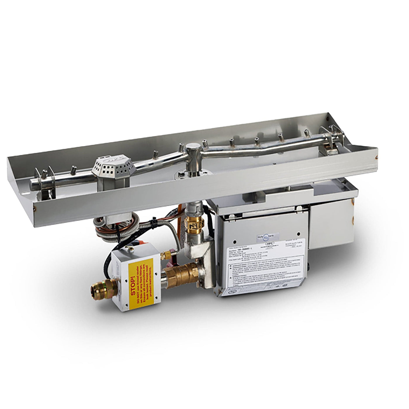 Linear Flat Pan Electronic Ignition Torpedo Fire Pit Burner Kit by HPC ...