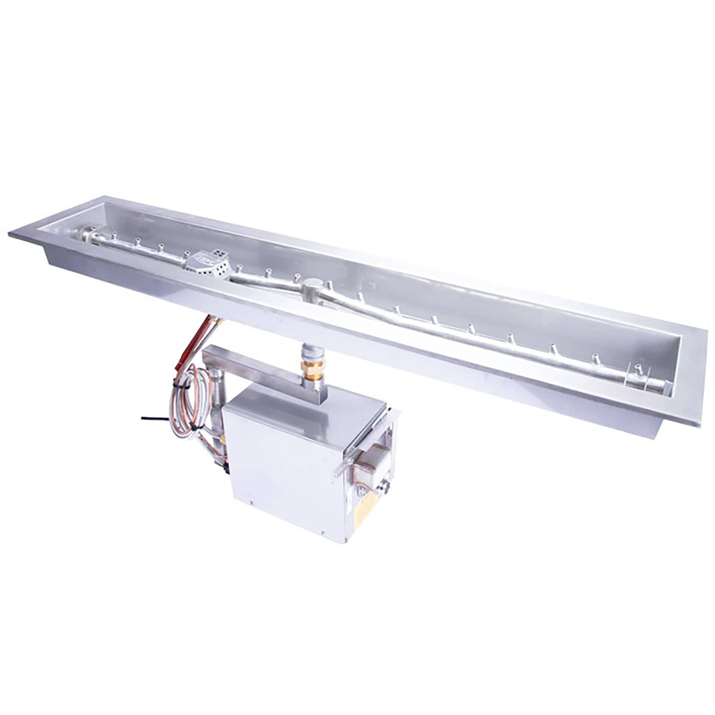 Linear Trough Torpedo Fire Pit Burner Kit - On/Off Electronic Ignition ...