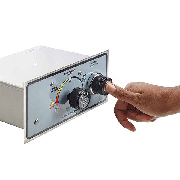 Hpc Fire Round Drop In Fire Pit Burner Kit Push Button Ignition By Hpc