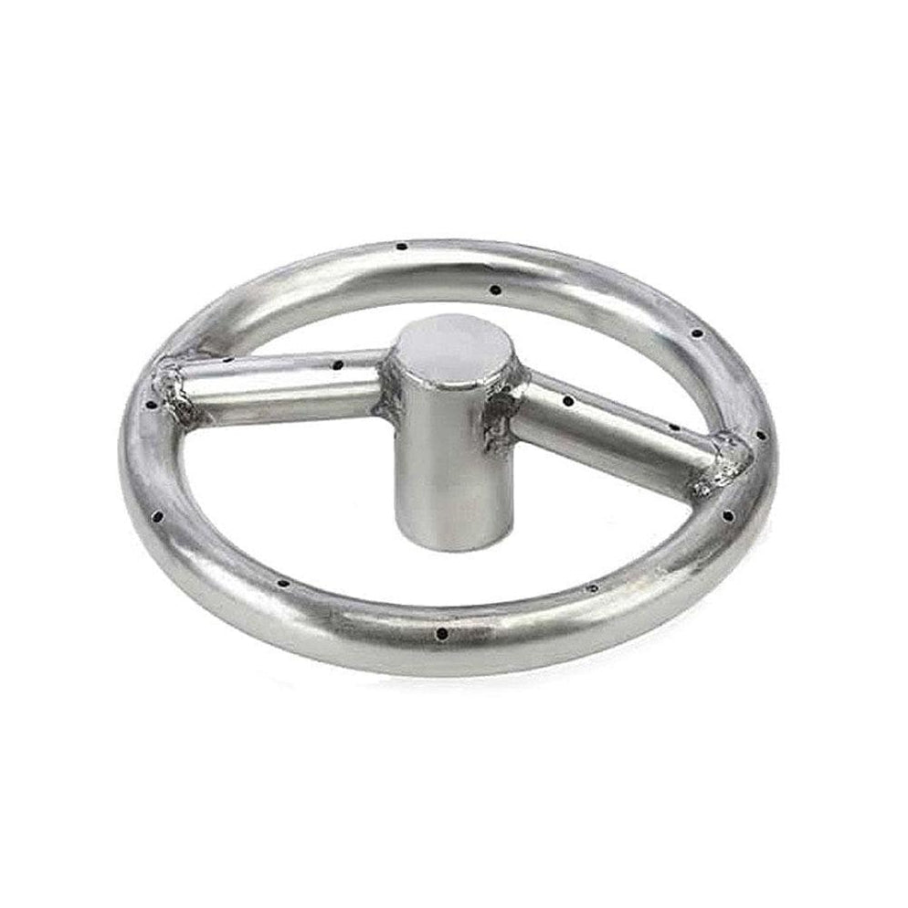 Home Round Stainless Steel Fire Ring by HPC Fire