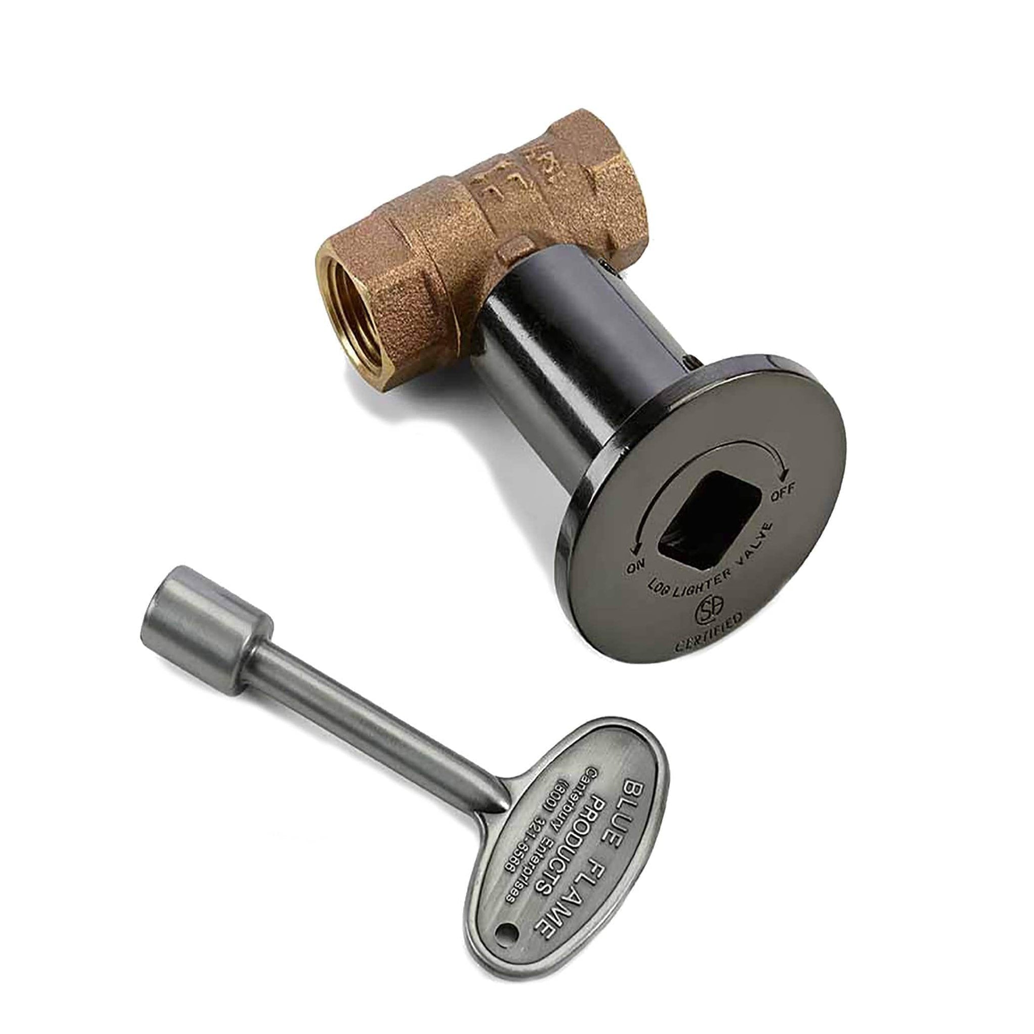 Straight Decorative Key Valve Kit by HPC Fire — Dawson
