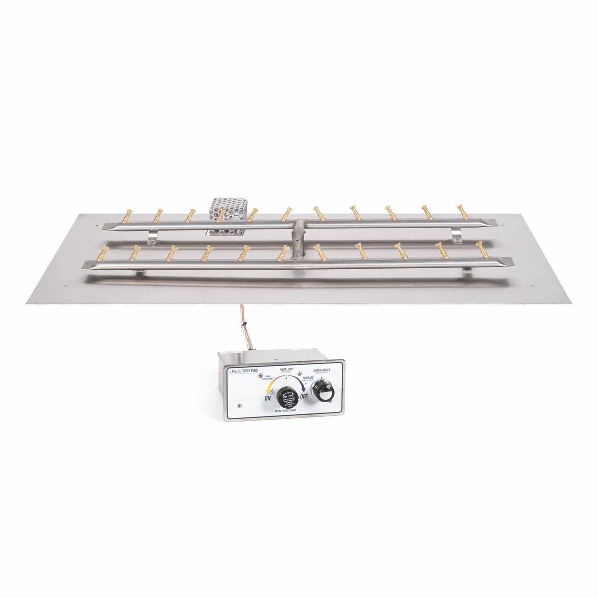 Rectangular Flat Pan & Ss "H" Bullet Burner — Dawson