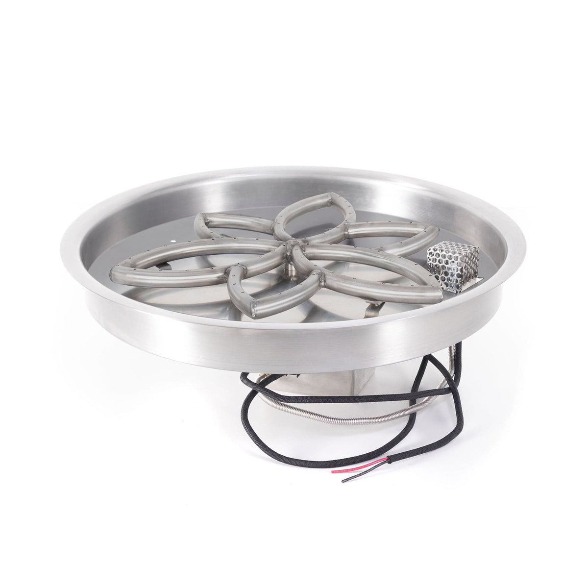 Round Drop In Pan & Ss Lotus Burner — Dawson